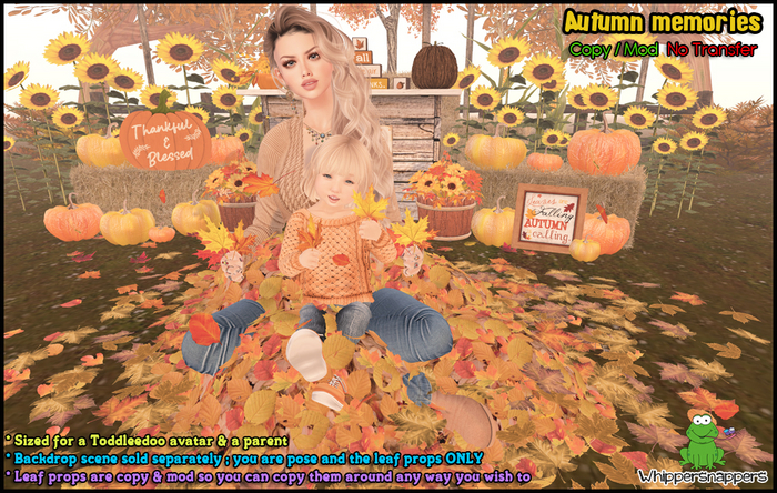 Second Life Marketplace Whippersnappers Autumn Memories